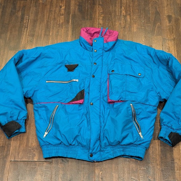 Alpine Ski | Jackets & Coats | Vintage Alpine Ski Jacket Xl Blue Pink ...